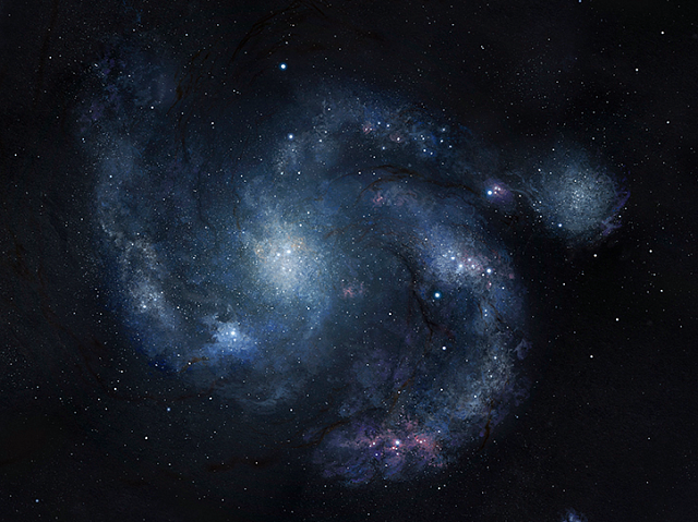 Ученые обнаружили древнейшую спиральную галактику